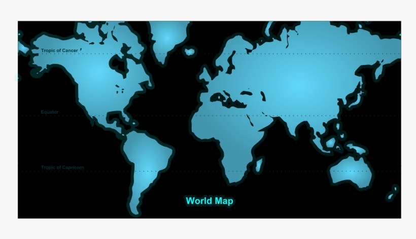 Download Free Vector World Map - World Map | Transparent PNG Download ...