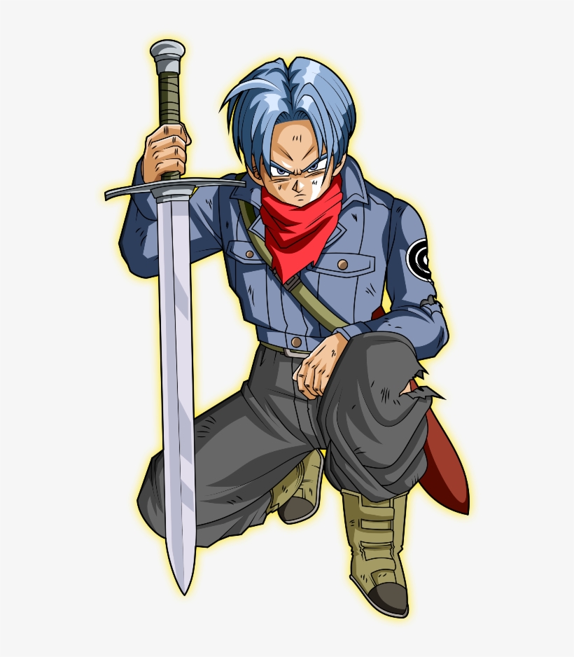 Trunks' Standing Heavy, Crouch And Hit The Opponent - Trunks Dragon ...