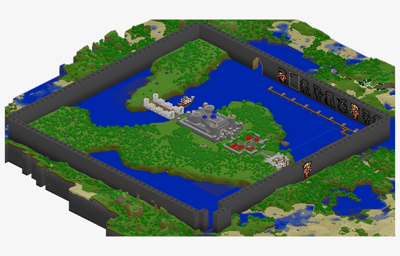 Download Minecraft Treasure Map Transparent Background - Map ...