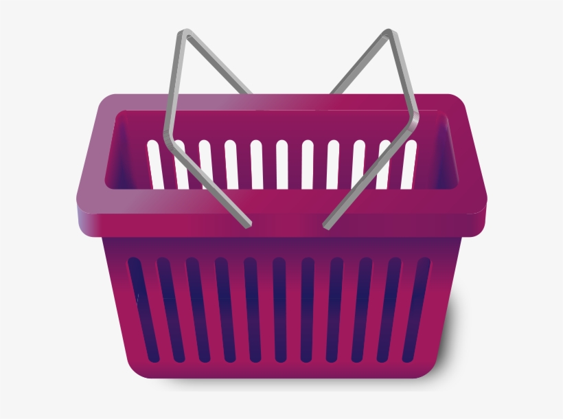 Download Shopping Cart Purple - Shopping Basket Png Transparent ...