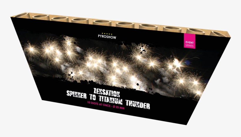 Silver Spinner Ti Thunder Slice - Pyroshow Fireworks PNG Image ...