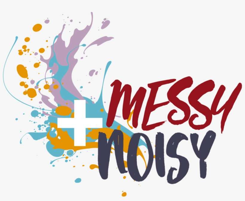 Download Messy And Noisy Logo - Blue Paint Splatter Clipart ...