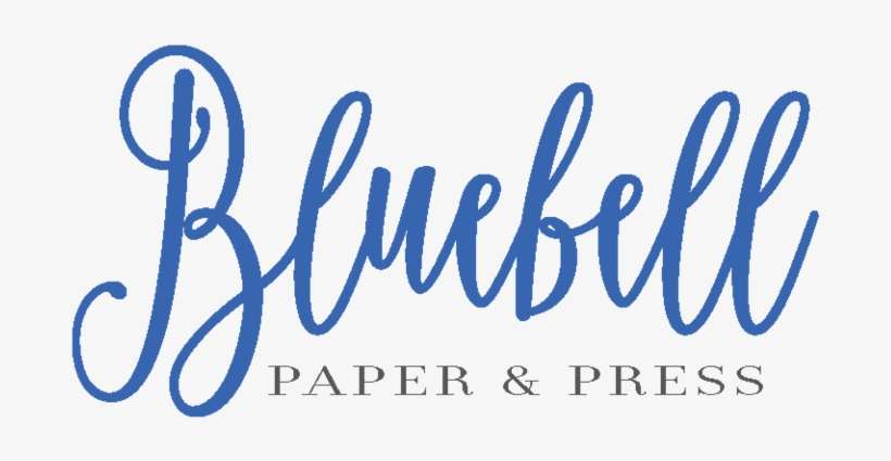 Bluebell Paper & Press - Calligraphy PNG Image | Transparent PNG Free ...