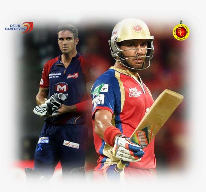 Yuvraj And Pietersen - Limited Overs Cricket PNG Image | Transparent ...