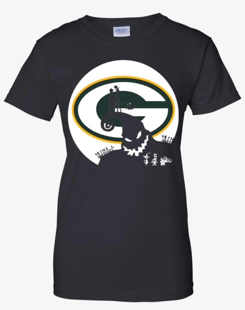 Jack Skellington And Sally Green Bay Packers Halloween PNG Image ...