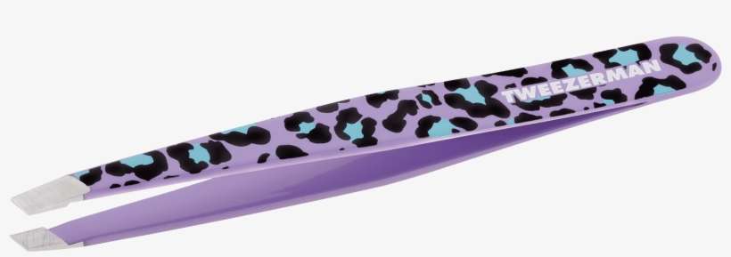 1256-lr 1 - Tweezerman Slant Tweezer Leopard Print PNG Image ...