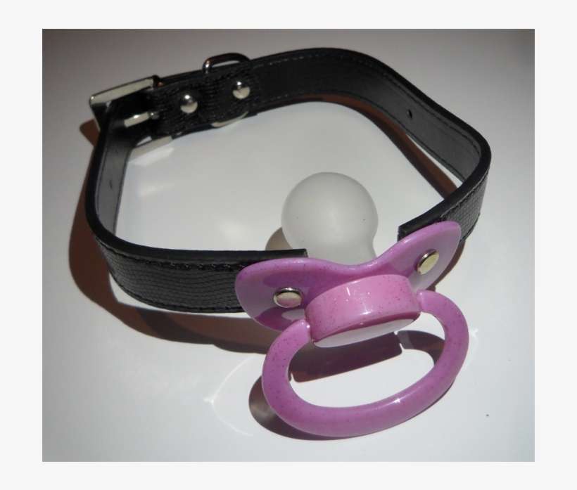 Black Adult Pacifier Gag - Belt PNG Image | Transparent PNG Free ...