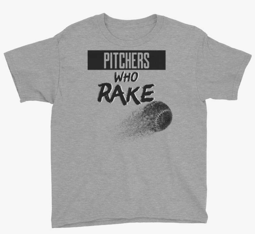 Pitchers Who Rake Youth Short Sleeve T-shirt - I M Crazy T Shirt PNG ...