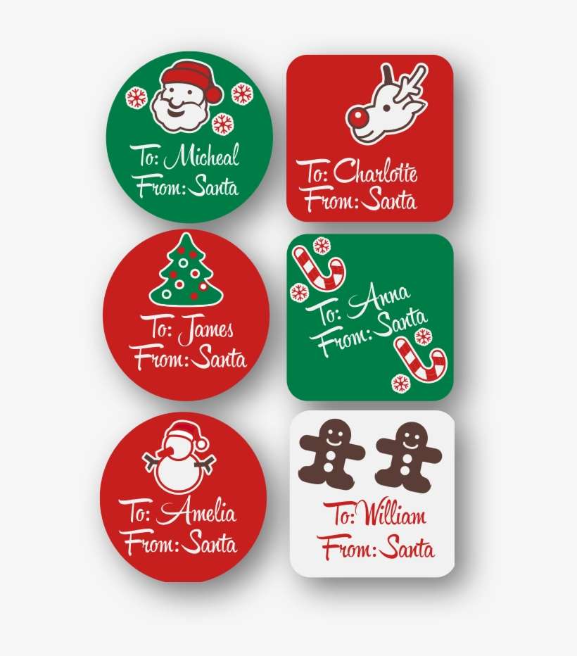 Christmas Gift Labels - Label PNG Image | Transparent PNG Free Download ...