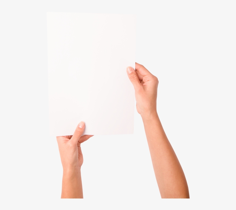 Woman Hand Holding Paper - Paper PNG Image | Transparent PNG Free ...