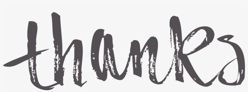 Download Thanks Png - Calligraphy | Transparent PNG Download | SeekPNG