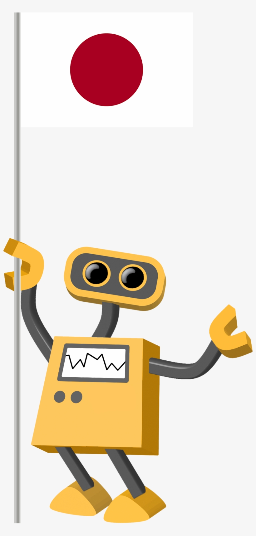 Flag Bot, Japan - Robot Bd PNG Image | Transparent PNG Free Download on ...
