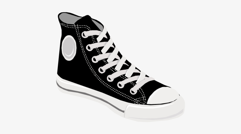 Image Freeuse Stock Sneakers All Stars Clothing Black - Shoes Vector ...