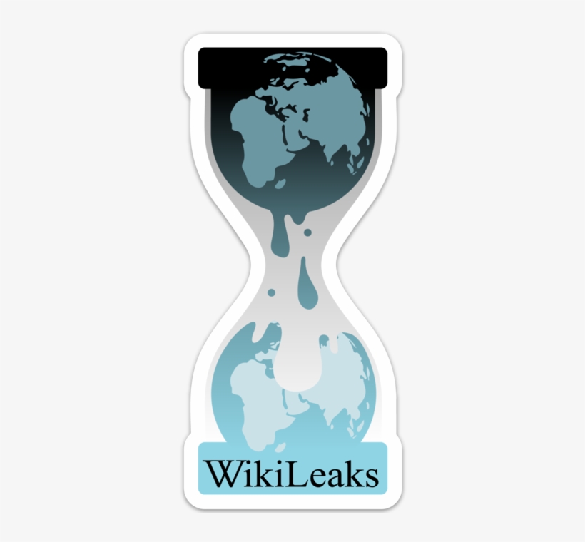 Wikileaks Hourglass Logo Bumper Sticker - Wikileaks Logo PNG Image ...