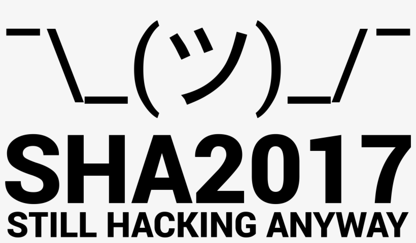 The Full Sha Logo Consists Out Of The Shrug, Sha2017 - Give Way Road ...