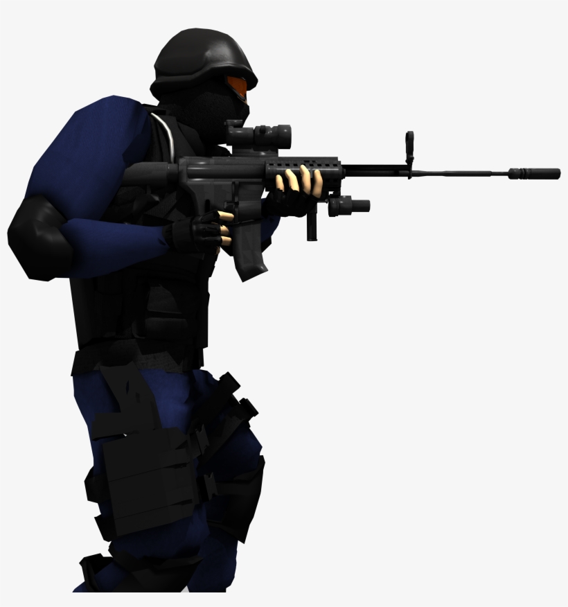 Download Swat Member 3d Model Blend - Free Swat 3d Model | Transparent ...
