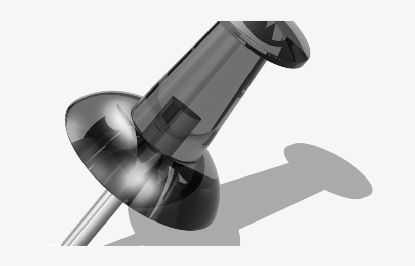Gray Push Pin - Drawing Pin PNG Image | Transparent PNG Free Download ...