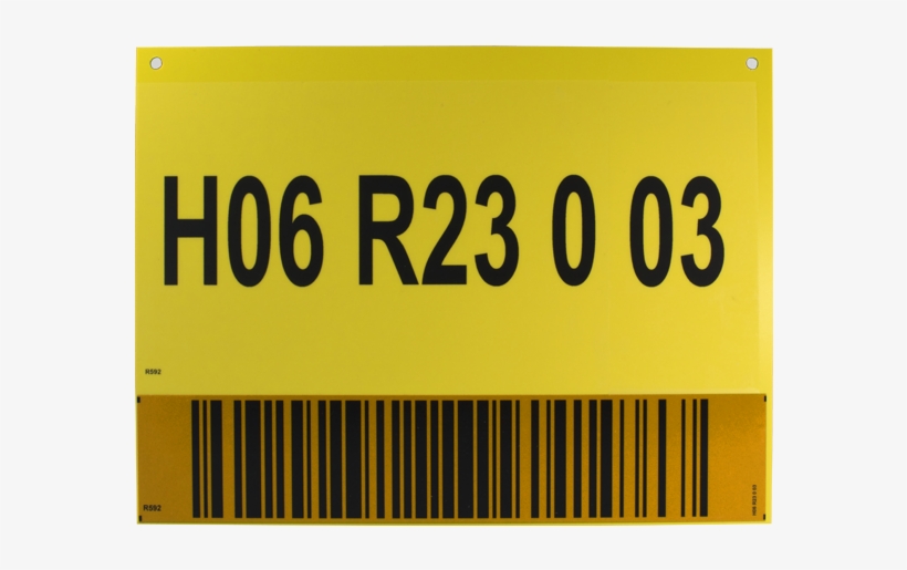 One2id Magazijn Locatieborden Retro Barcode Bulklocatie - Sign PNG ...