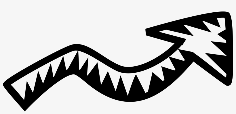 Vector Illustration Of Directional Curved Arrow PNG Image | Transparent ...