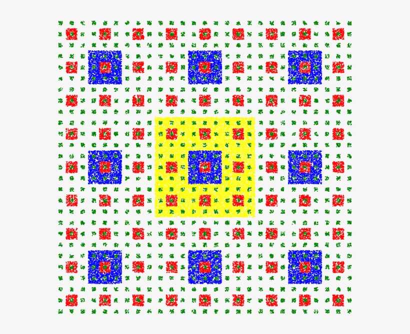 Sierpinsky Carpet Modular Arithmetics - Sierpinski Carpet PNG Image ...