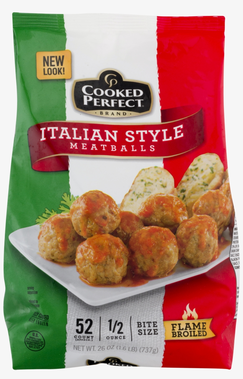 Cooked Perfect Italian Style Bite Size Meatballs, 52 - Cooked Perfect ...