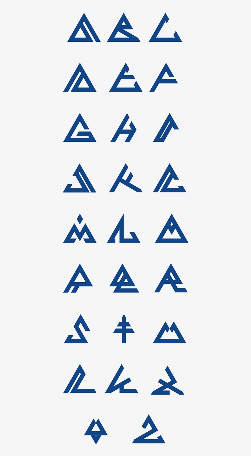Download Volcano Is A Geometrical Typeface Based On Equilateral ...