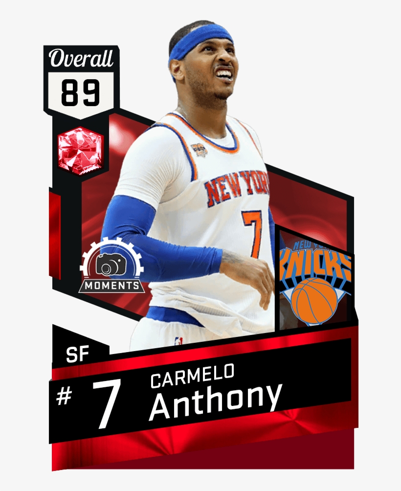 Carmelo Anthony - Jeremy Lin 2k18 Rating PNG Image | Transparent PNG ...