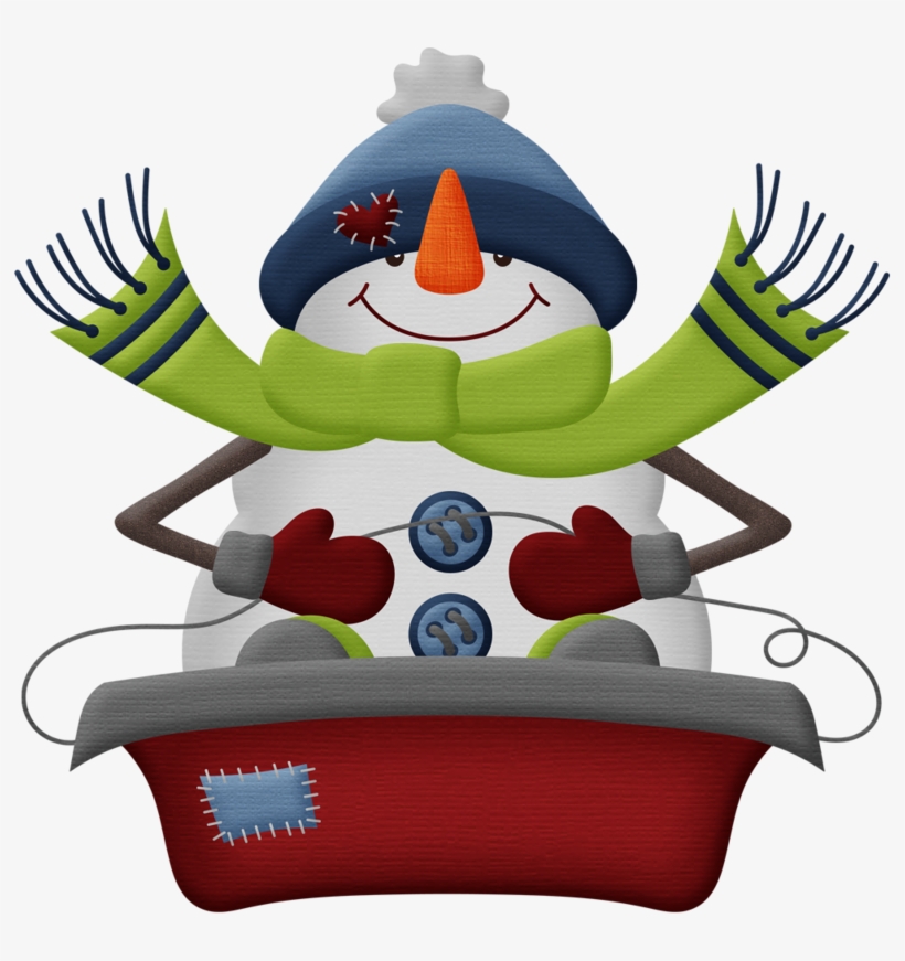 winter‿ ⁀ - Clip Art Winter Snowmen PNG Image | Transparent PNG Free ...
