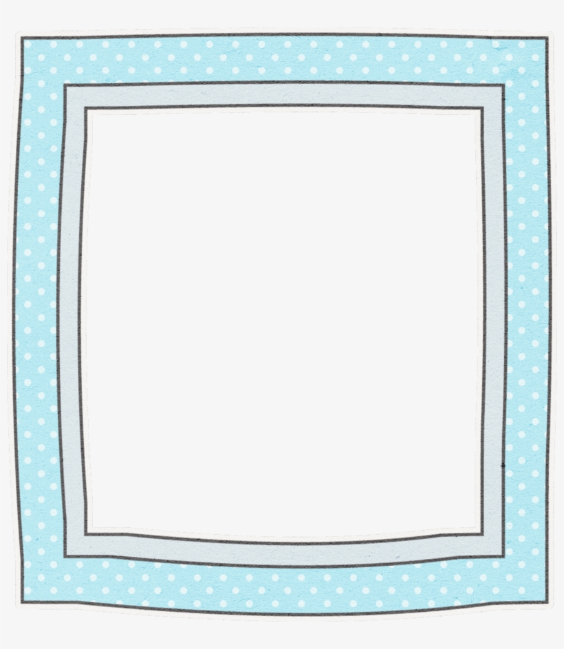 Blue Square Frame Clipart