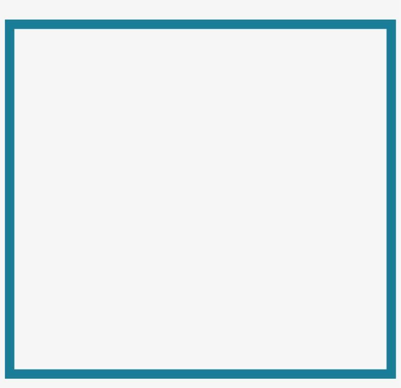 Blue Video Border Png Clipart , Png Download - Blue Rectangle Border ...