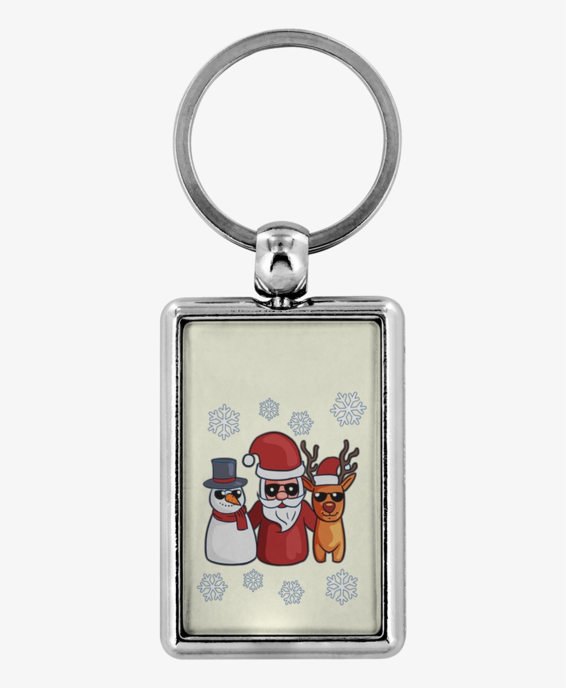 Snowman Santa Reindeer Keychain For Men Women Key Chain, - Keychain ...