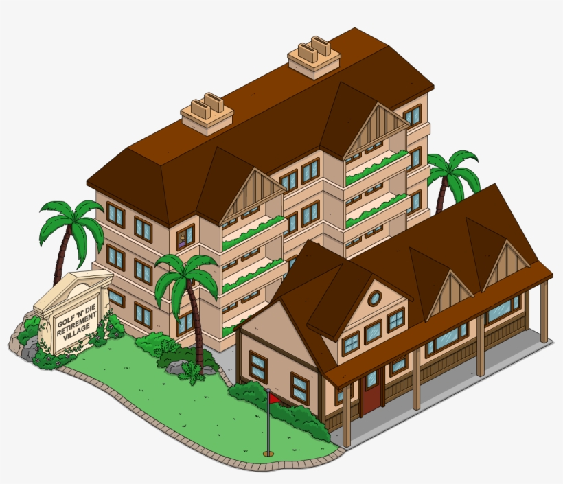 Download Tsto Golf 'n' Die Retirement Village - House | Transparent PNG ...