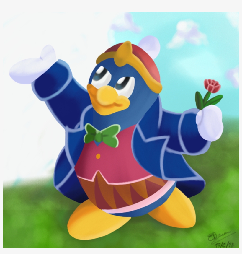 Dedede By Tefimk Meta Knight, Running Away, Nintendo - Cartoon PNG ...