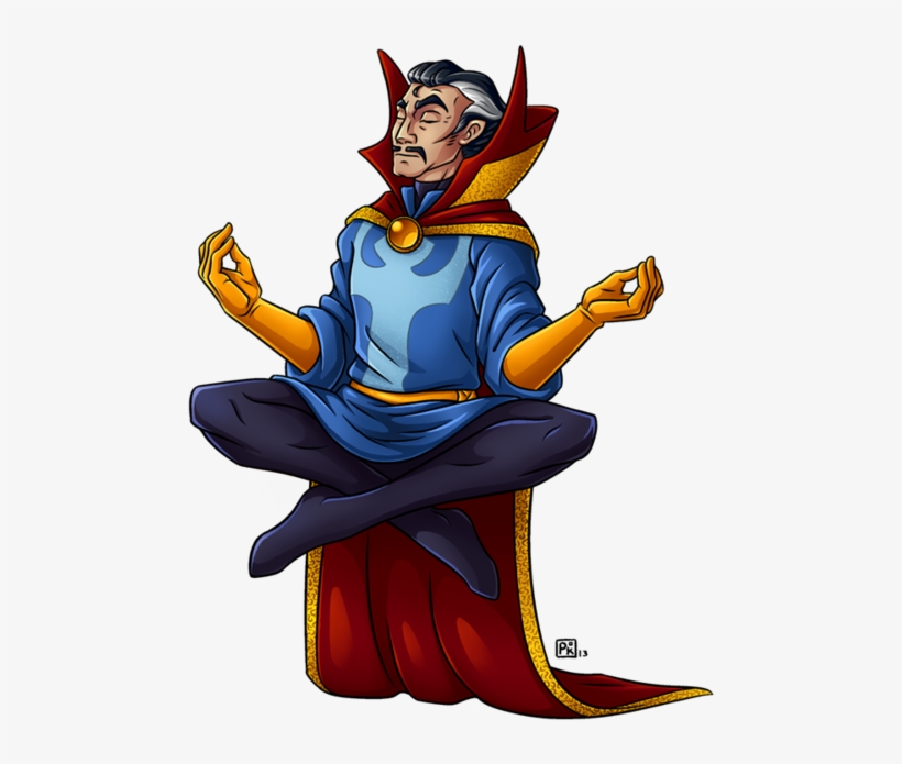 Download Meditation By Pkpixel Comics, Doctor Strange, Meditation, - Dr ...