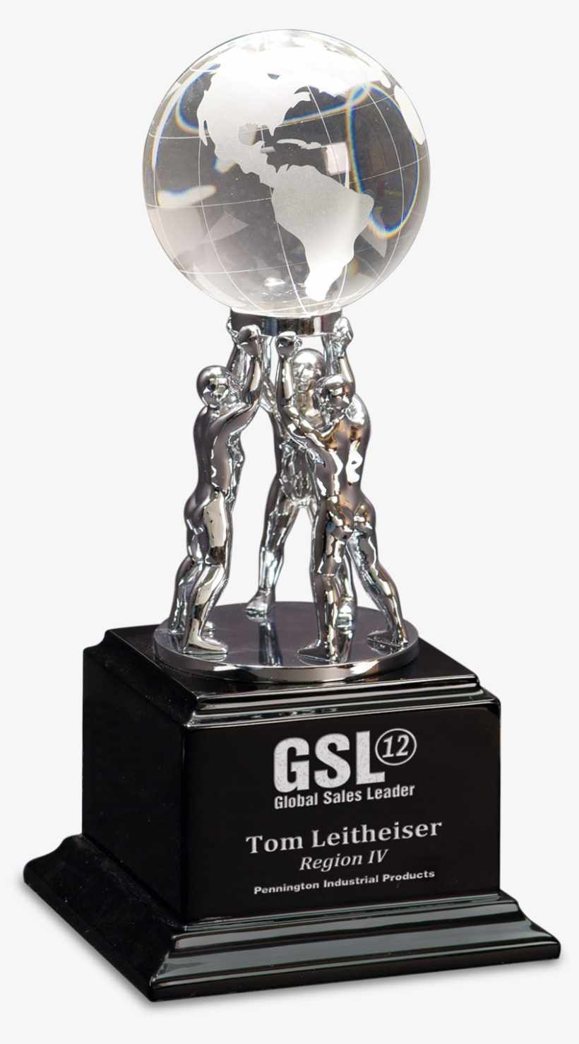 Crystal “teamwork” Award - Team Building Trophy PNG Image | Transparent ...