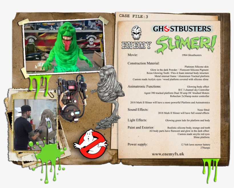 Case File 3 Rc Slimer - Poster PNG Image | Transparent PNG Free ...