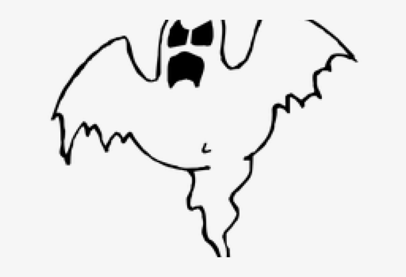 Black And White Ghost Clipart