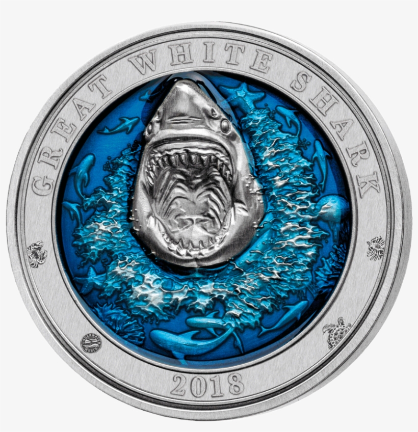 The Singapore Mint - Great White Shark Coin PNG Image | Transparent PNG ...