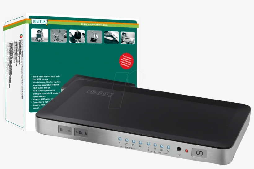 Digitus Ds-48300 - Media Player 2xhdmi PNG Image | Transparent PNG Free ...