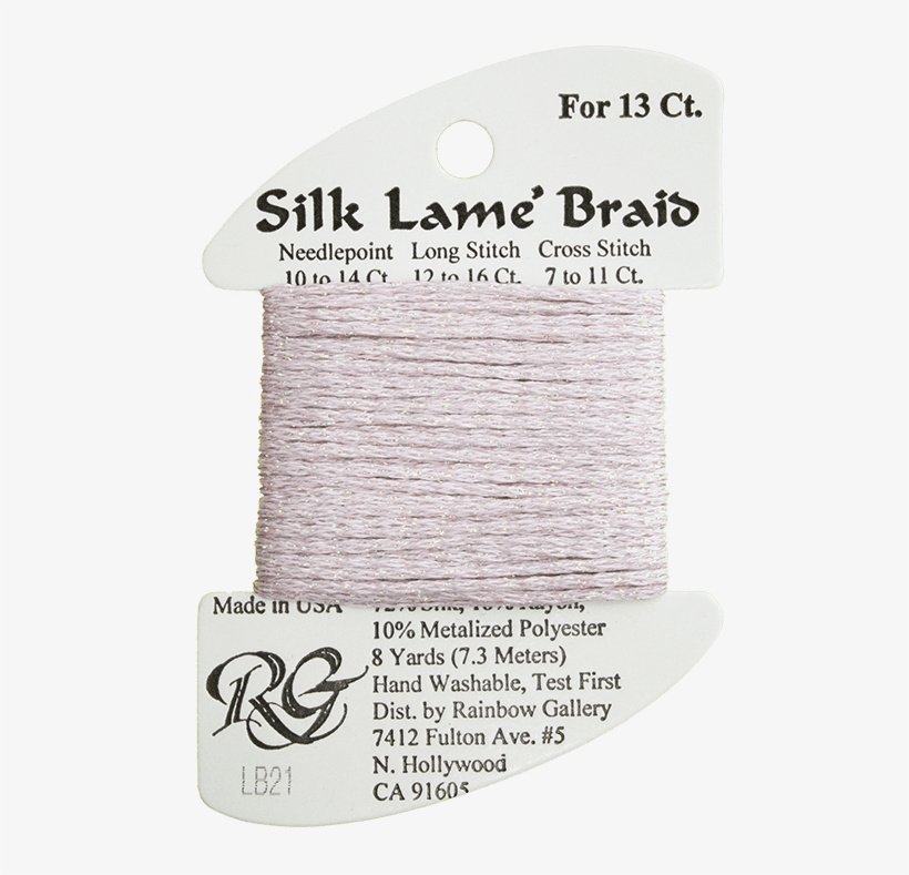Needlepoint Silk Lame Braid Thread Lb-21 - Thread PNG Image ...