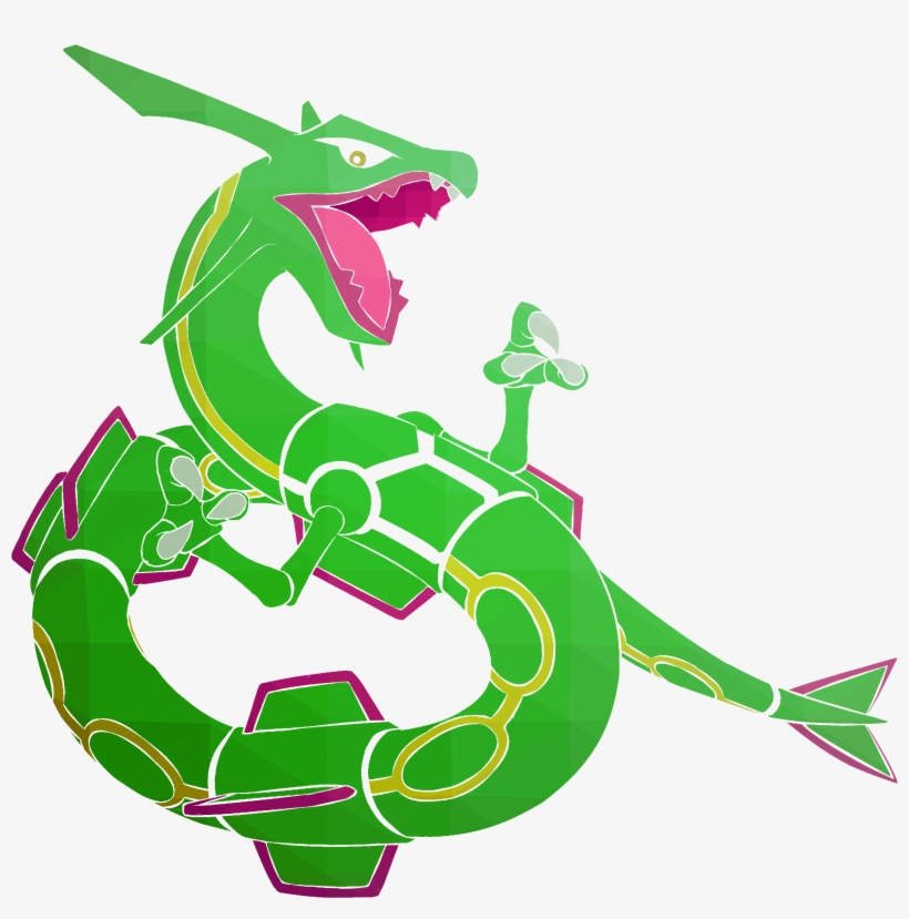 Download Rayquaza Pokemon - Illustration | Transparent PNG Download ...