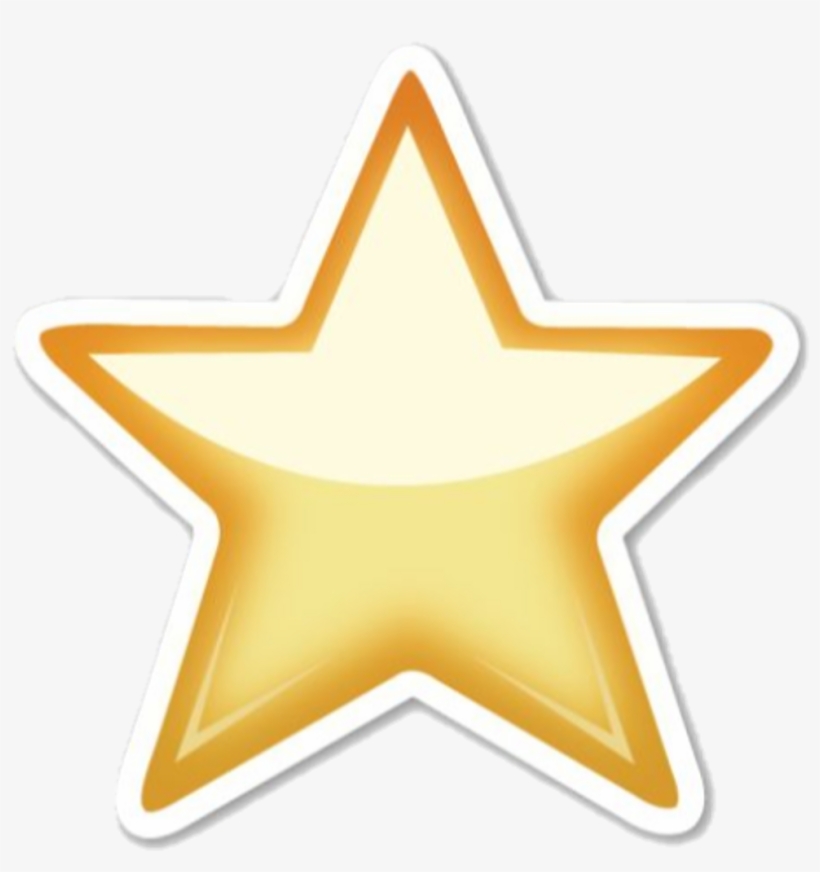 Download Star Yellow Estrella Emoji Whatsapp - Estrella Emoji Png ...