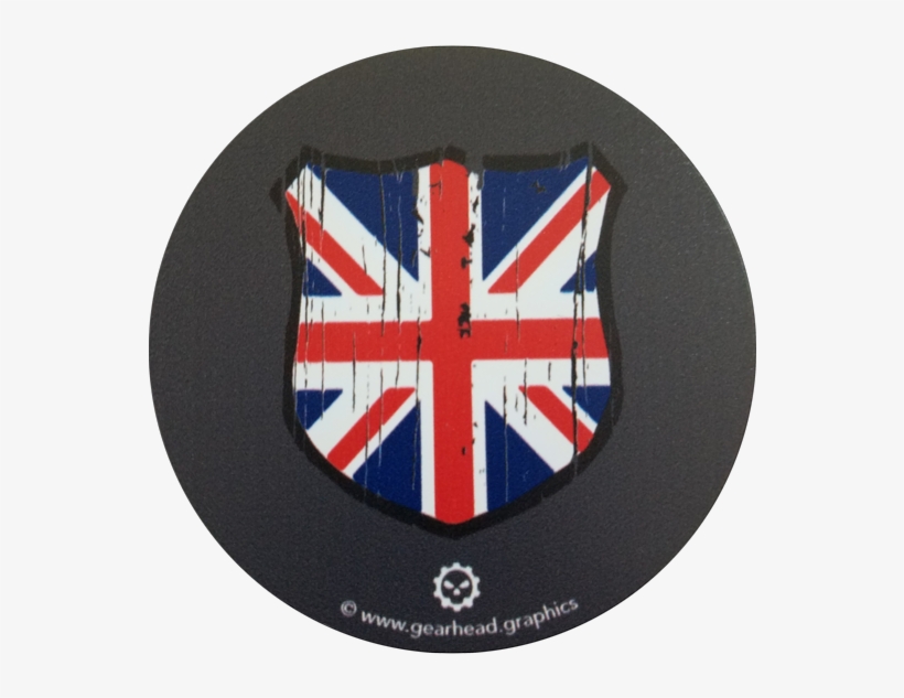 Union Jack British Flag Shield, Coat Of Arms, 3" Magnetic - Uk Flag ...