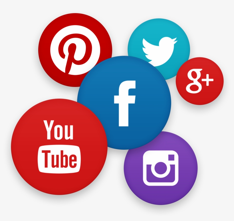Social Media Image - Social Media Channel Icons PNG Image | Transparent ...