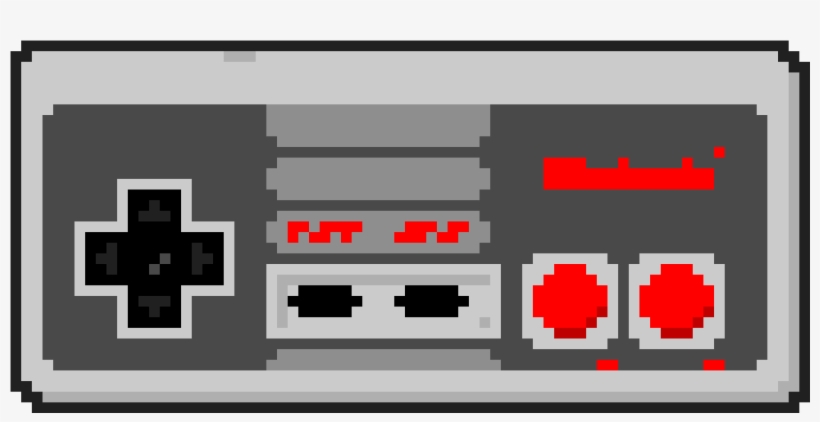 Download Nes Controller - Nes Controller Pixel Art | Transparent PNG Download | SeekPNG