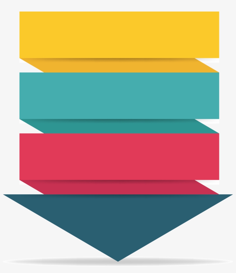 Download Infographic Chart Background Png - Color Down Arrow Png ...
