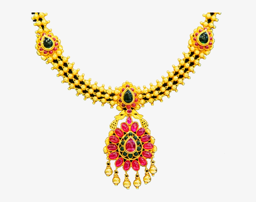 Invaluable Jewellery - Delicate Mangalsutra Design In Gold Diamond PNG ...