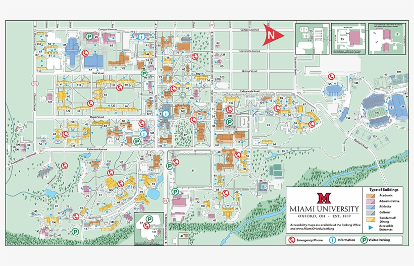 Download Map Of Miami Florida And Surrounding Areas Oxford Campus ...