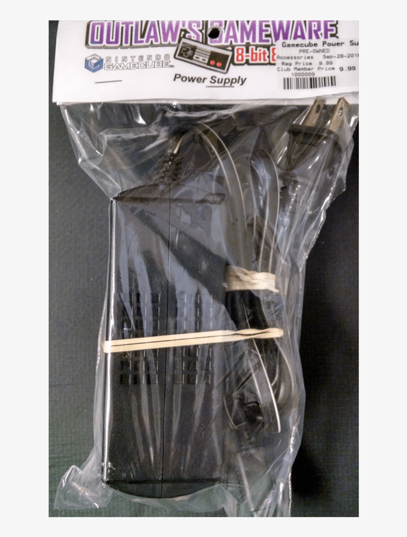 Official Gamecube Power Supply - Wire PNG Image | Transparent PNG Free ...