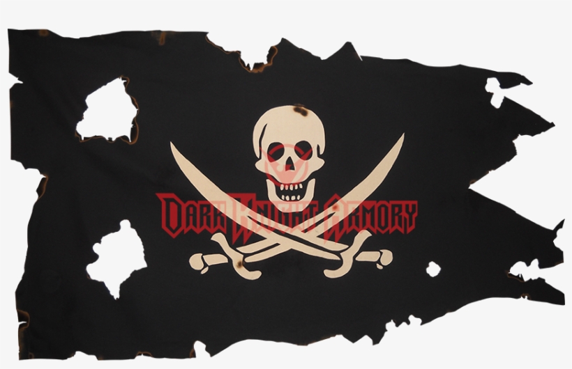 Battle Worn Small Calico Jack Flag PNG Image | Transparent PNG Free ...